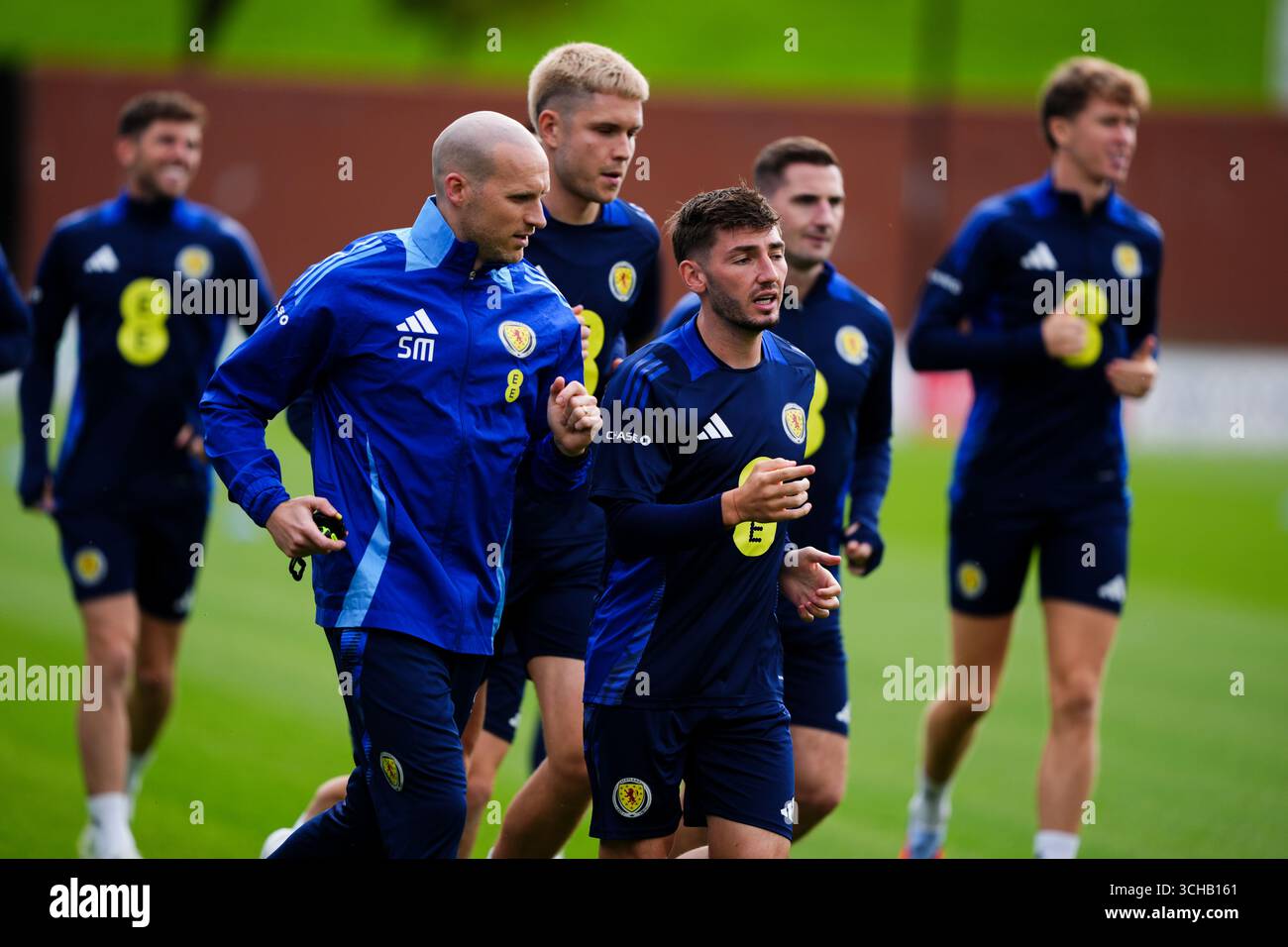 Scotland's Billy Gilmour during a training session at Lesser Hampden ...