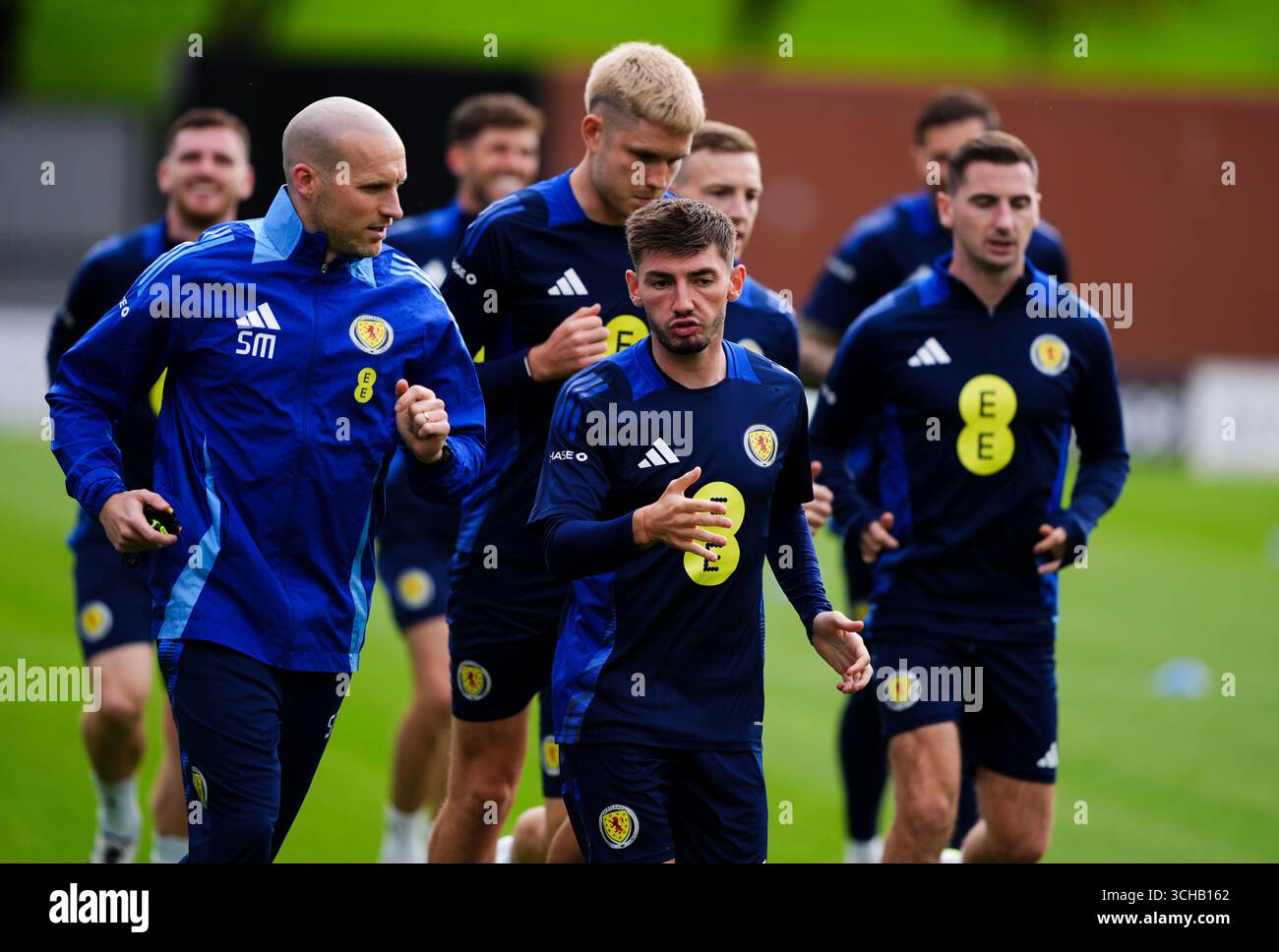 Scotland's Billy Gilmour during a training session at Lesser Hampden ...