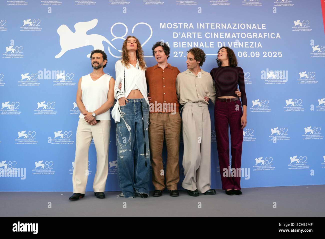 (L-R) Vinicio Marchioni, Giulia Maenza, Virgilio Villoresi, Luca ...