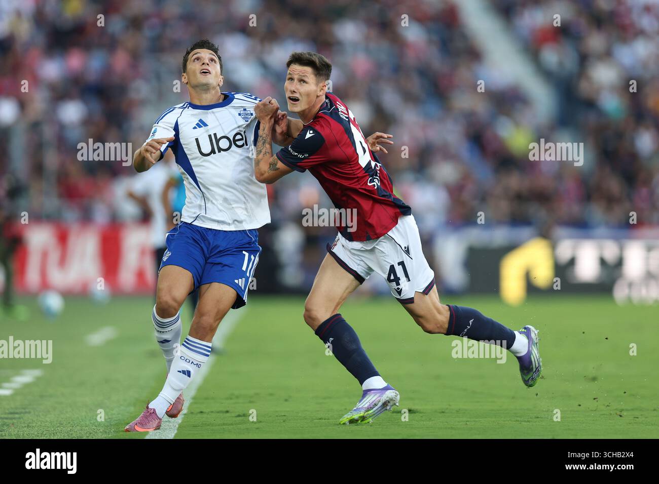 Anastasios Douvikas (Como)Martin Vitik (Bologna) during the Italian ...