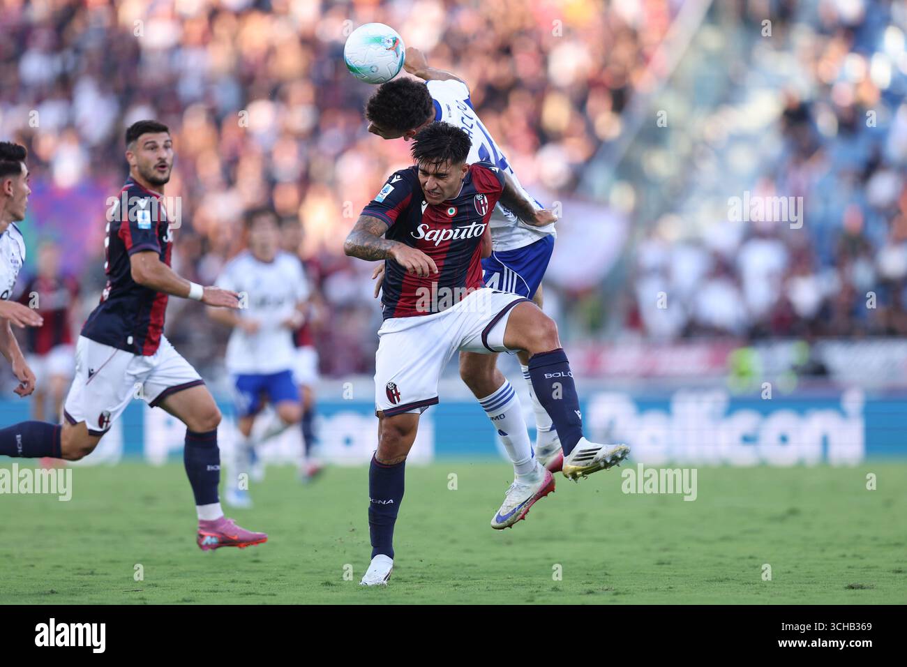 Santiago Castro (Bologna)Jacobo Ramon (Como) during the Italian ...