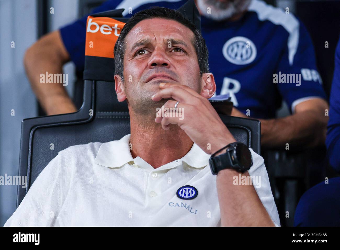 Cristian Chivu Head Coach of FC Internazionale reacts during Serie A ...