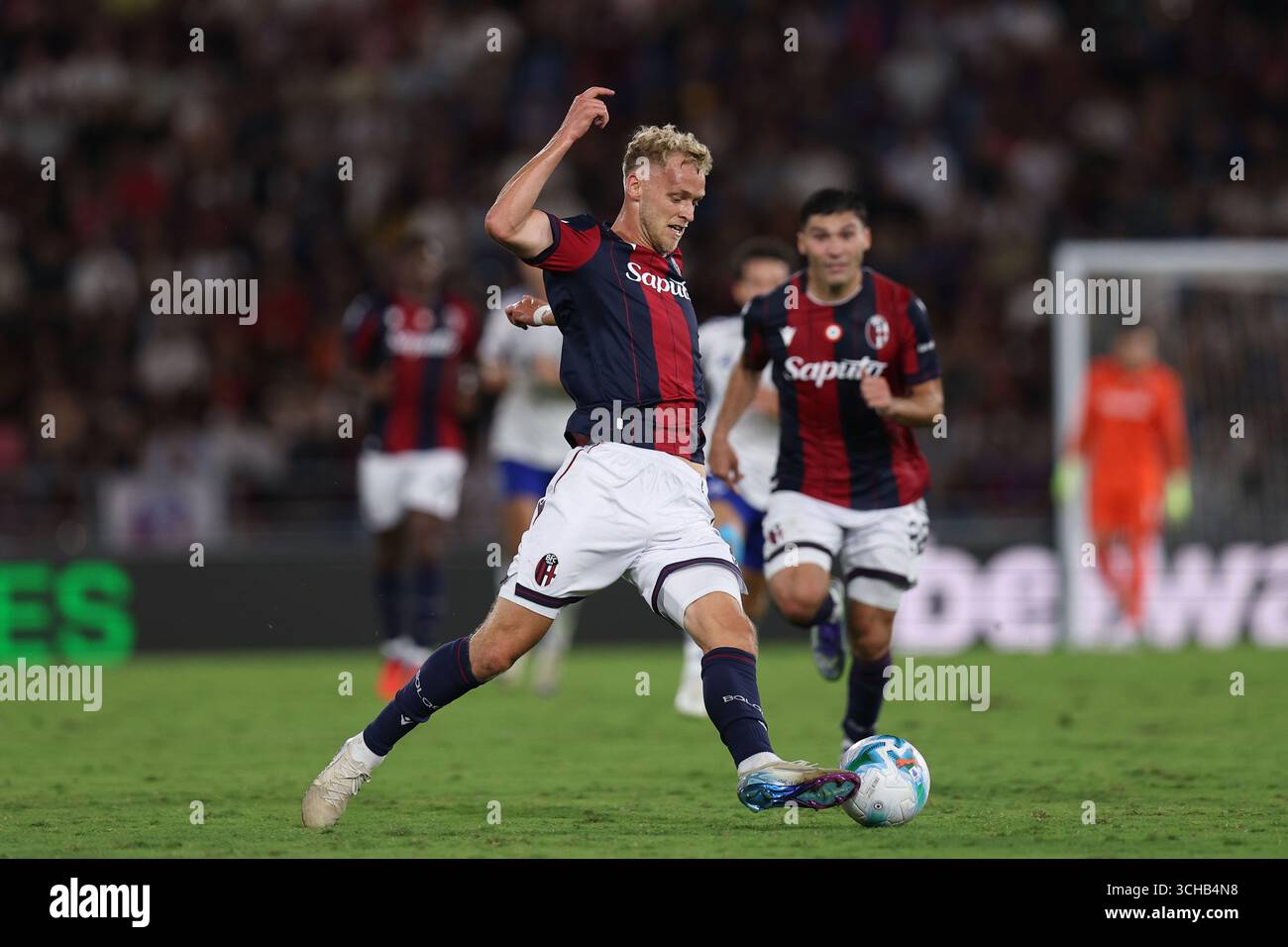 Jens Odgaard (Bologna) during the Italian Championship Serie A match ...
