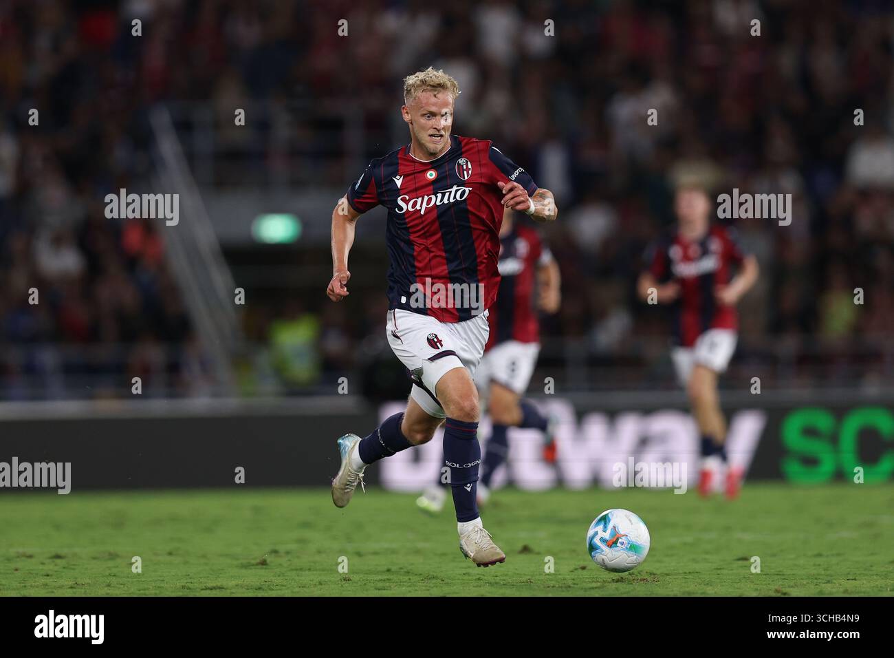 Jens Odgaard (Bologna) during the Italian Championship Serie A match ...