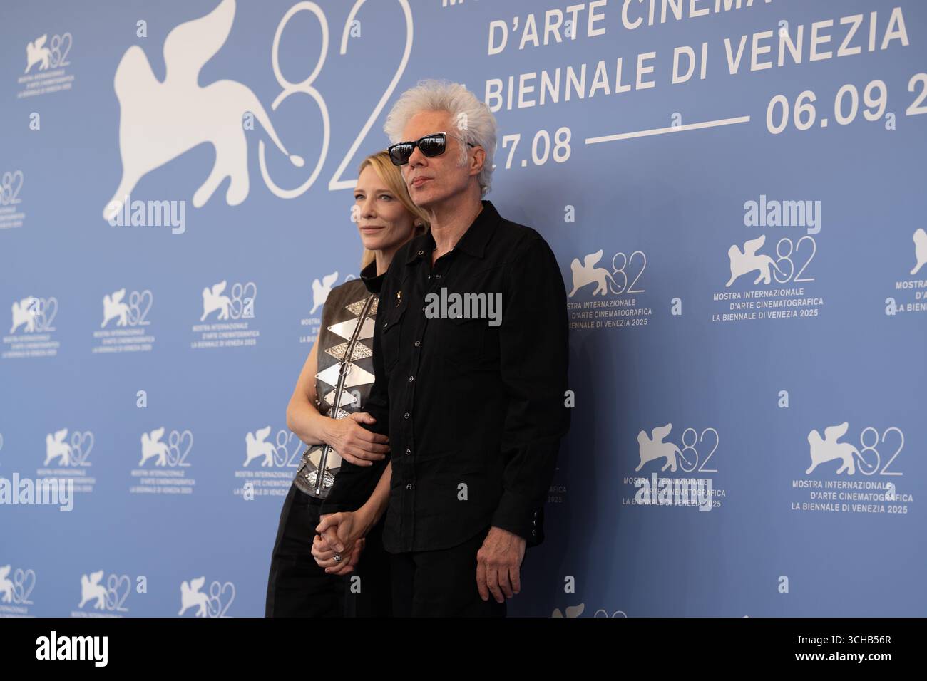 In Venice, Italy, on August 31, 2025, Jim Jarmusch and Cate Blanchett ...