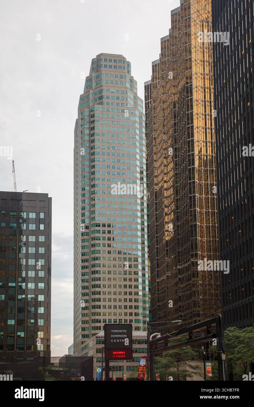 The Modern architecture building in downtown Toronto, Ontario, Canada ...