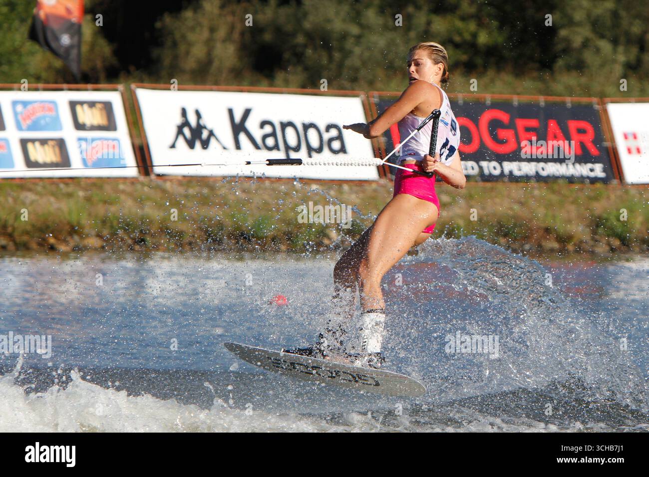 Recetto, Italy. 31st August 2025. Neilly Ross (1st place) of Canada ...