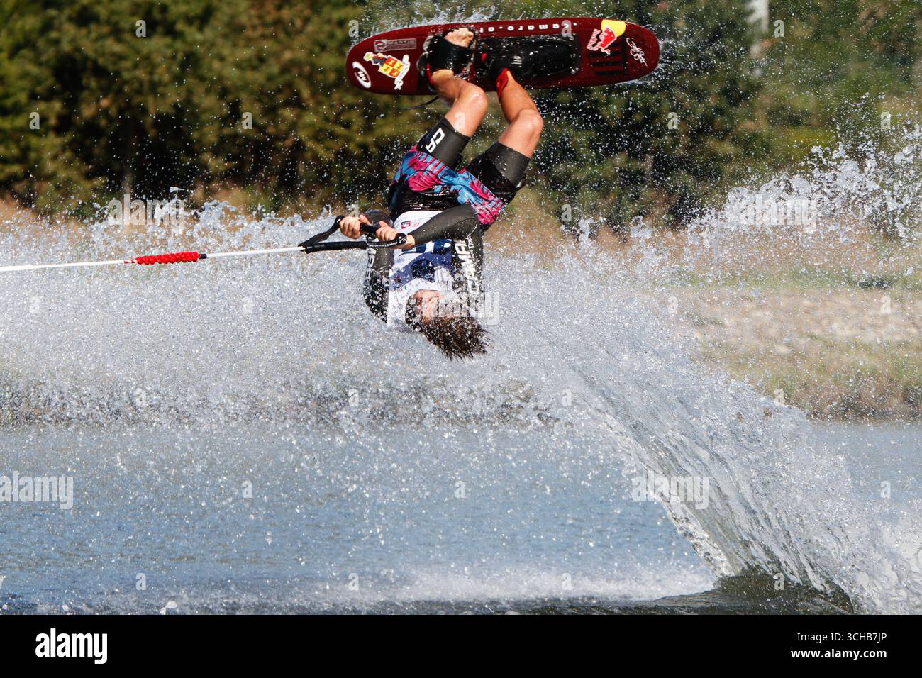 Recetto, Italy. 31st August 2025. Dorien Llewellyn of Canada competing ...