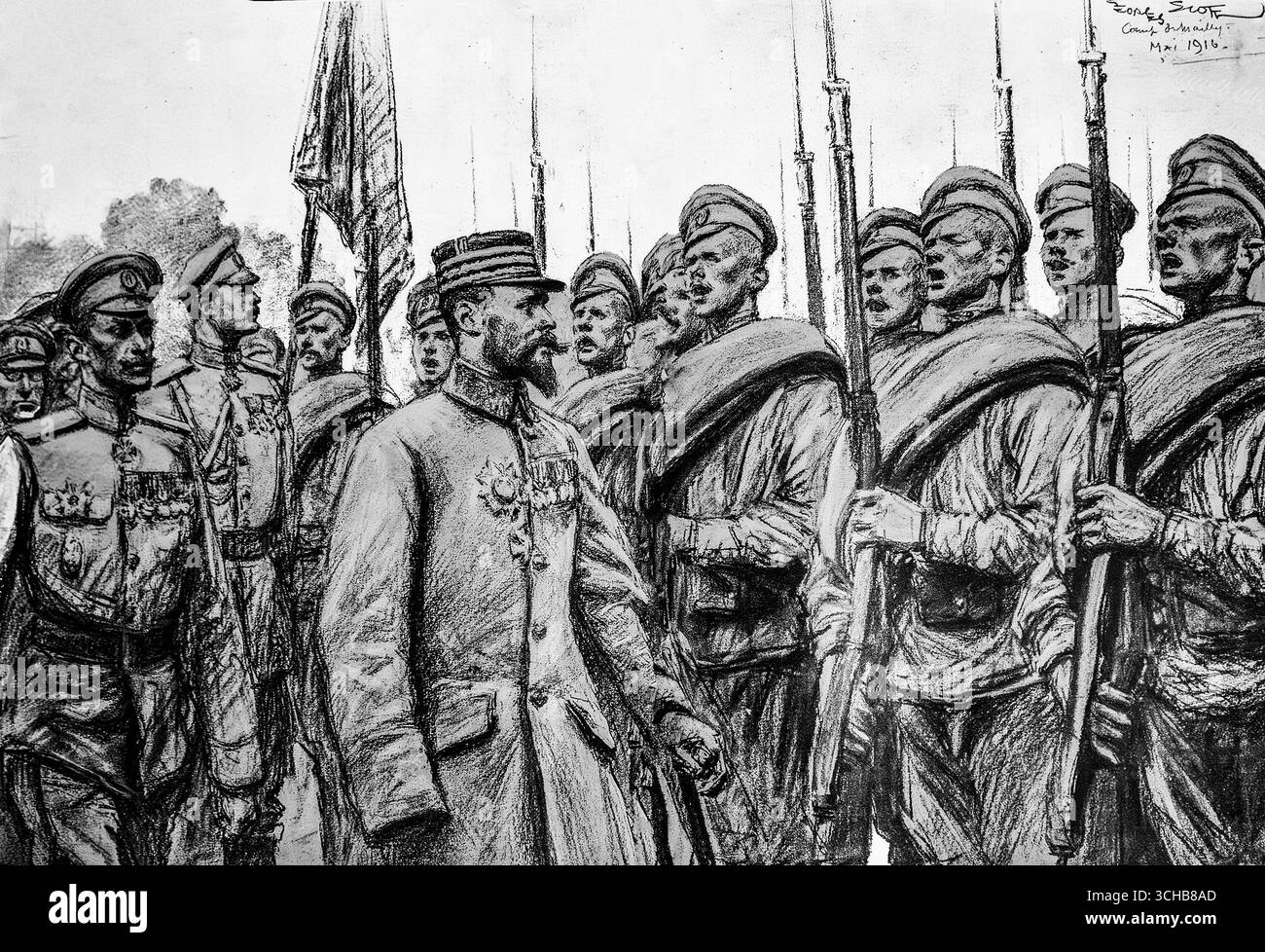 Rifles bayonets Black and White Stock Photos & Images - Alamy