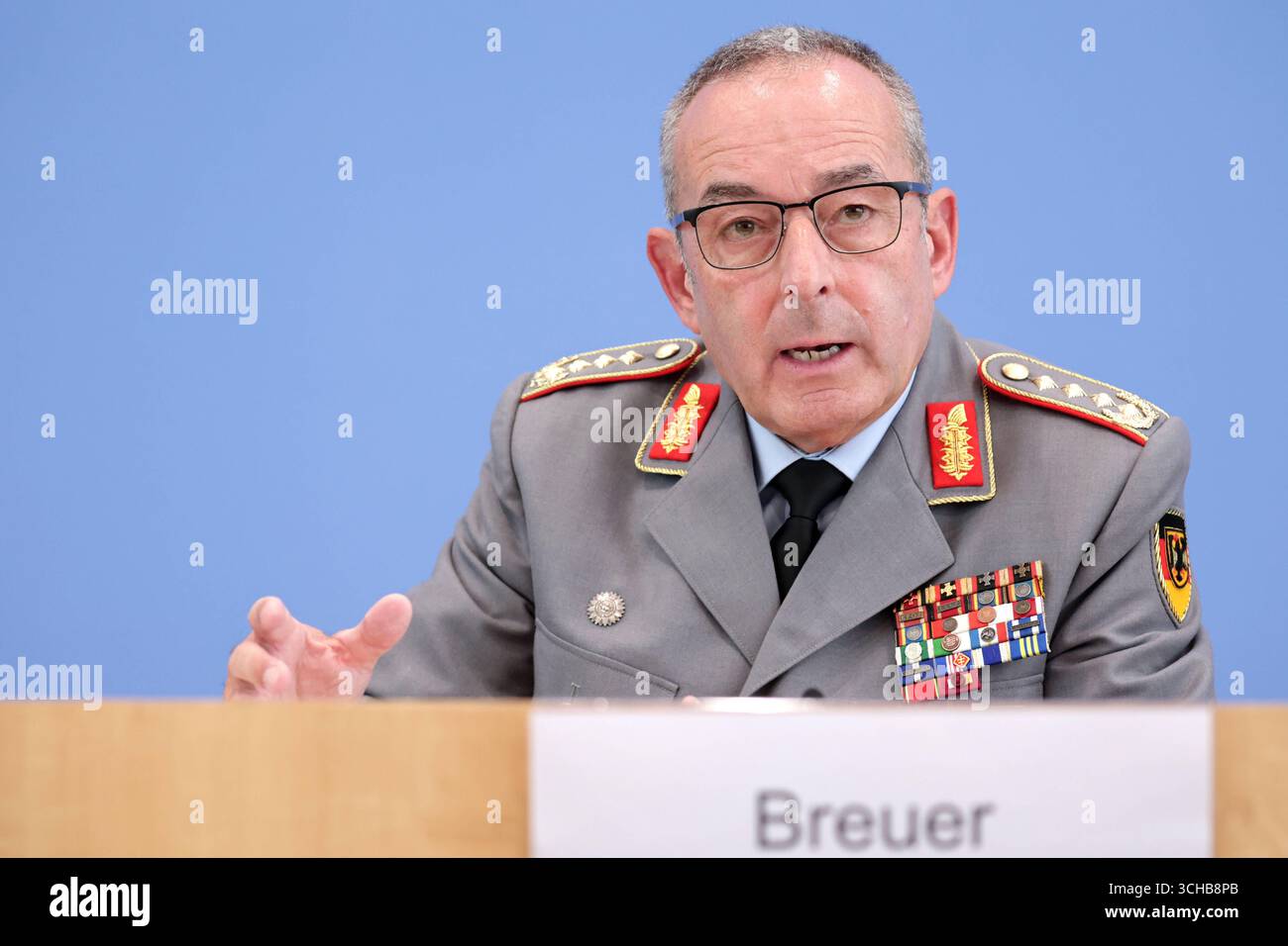 General Carsten Breuer, Generalinspekteur der Bundeswehr, PK zu ...