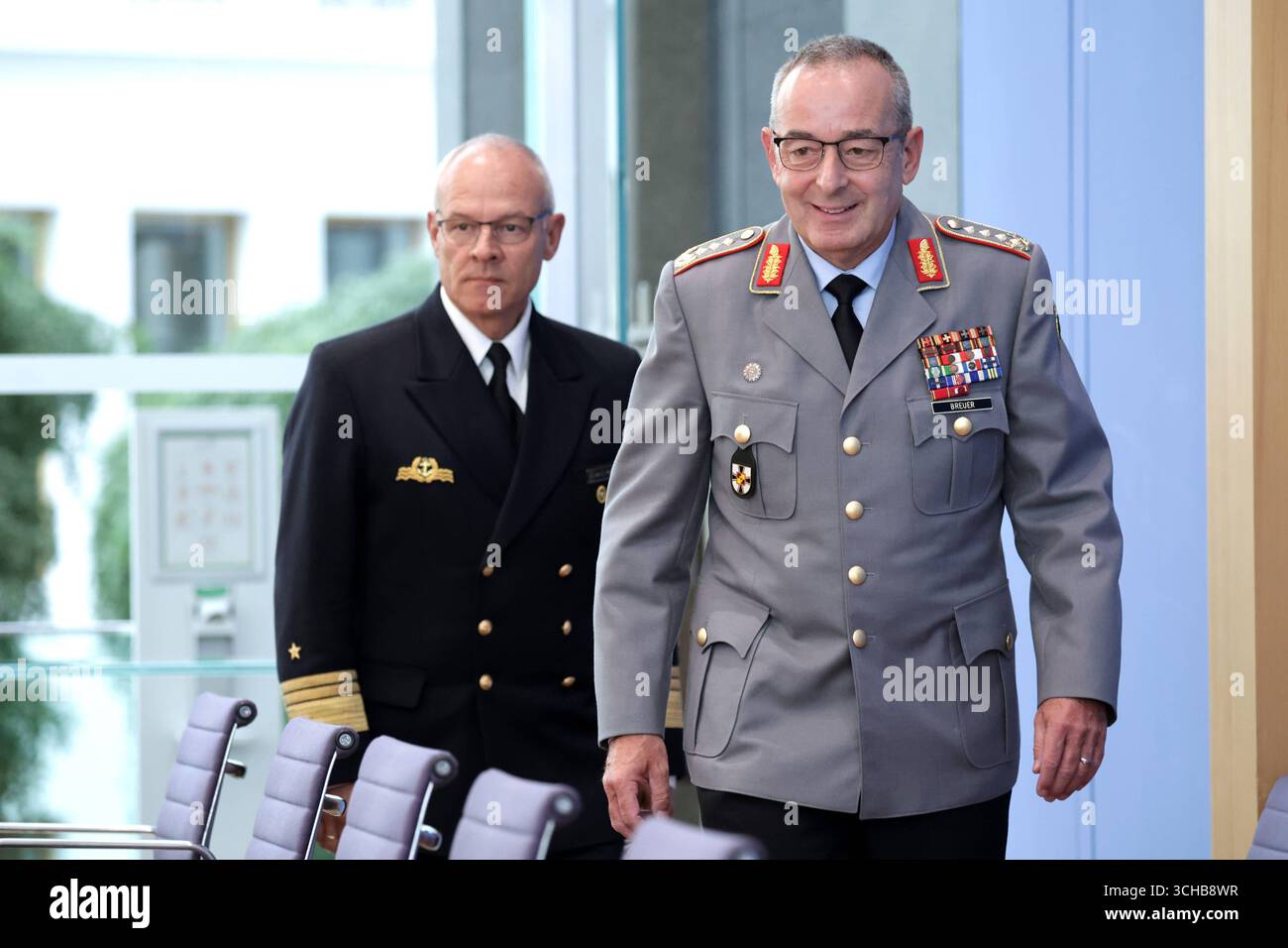 Vizeadmiral Jan Christian Kaack, Inspekteur der Marine, General Carsten ...