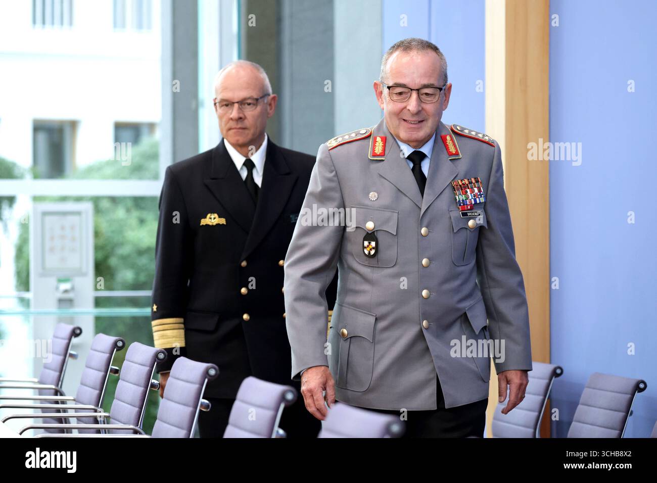 Vizeadmiral Jan Christian Kaack, Inspekteur der Marine, General Carsten ...