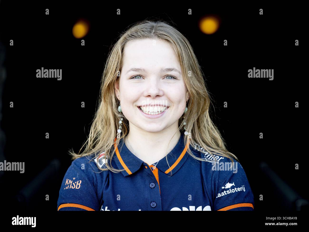IJMUIDEN - Diede van Oorschot after the team presentation of TeamNL/NTS ...