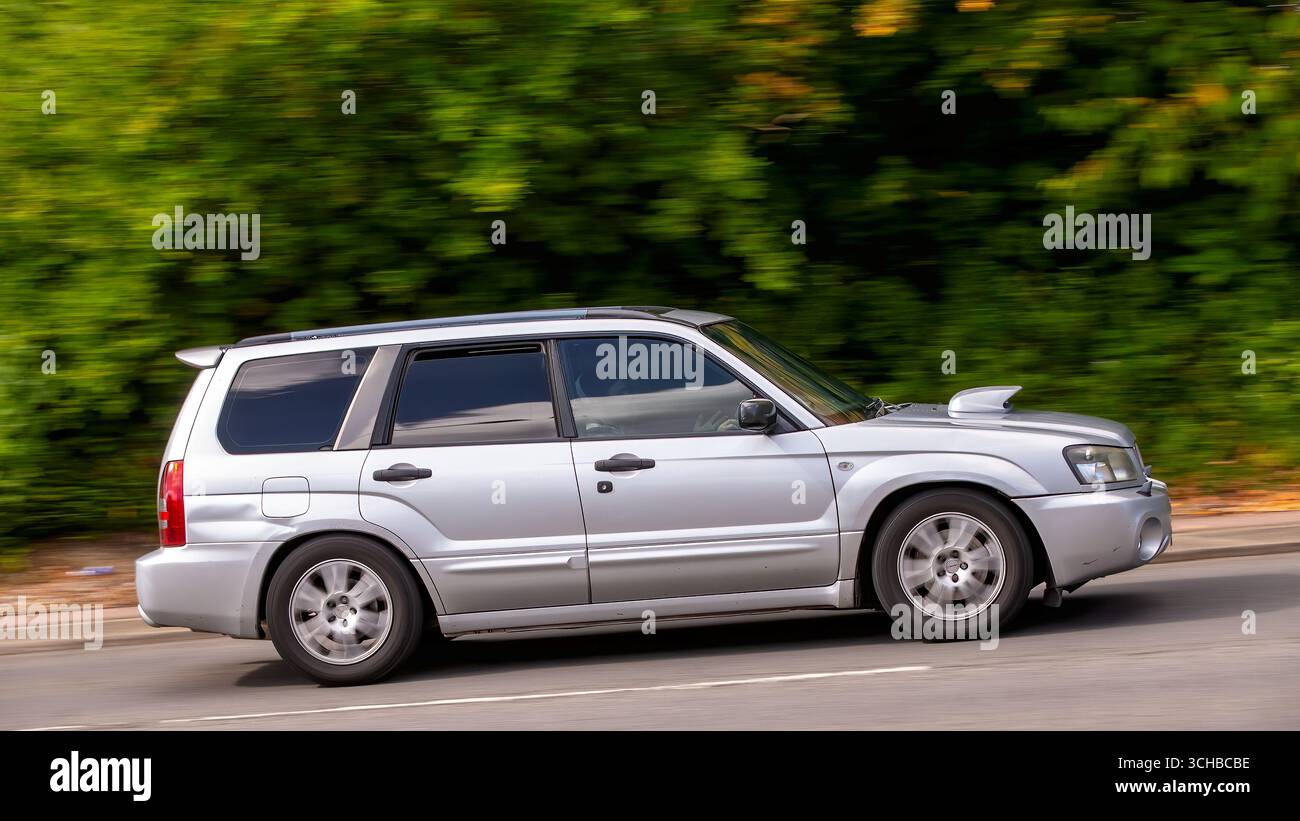 Milton Keynes,Bucks,UK - Aug 31st 2025: 2005 Subaru Forester estate car ...