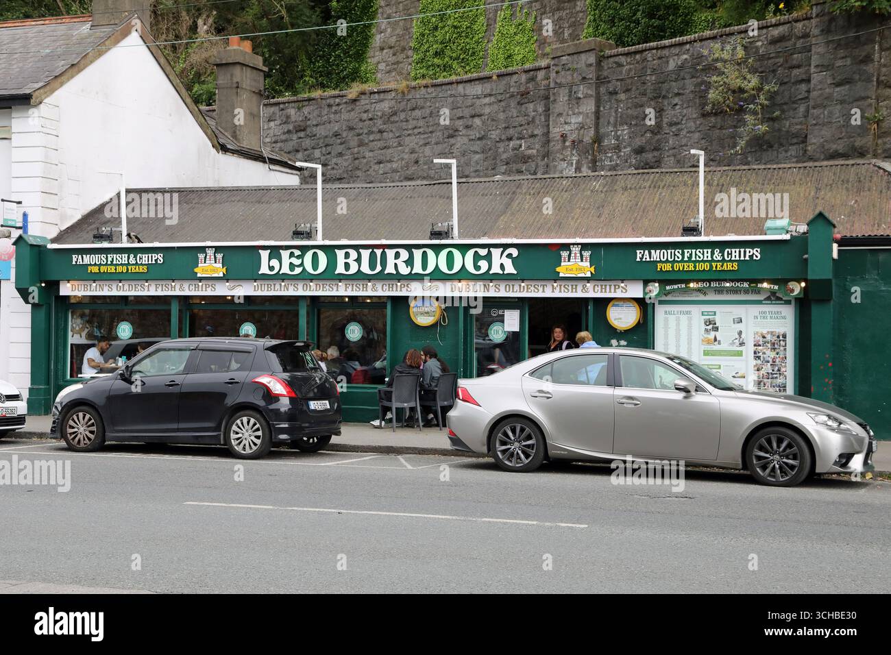 Iconic Leo Burdock fish and chip cafe at Howth Stock Photo - Alamy