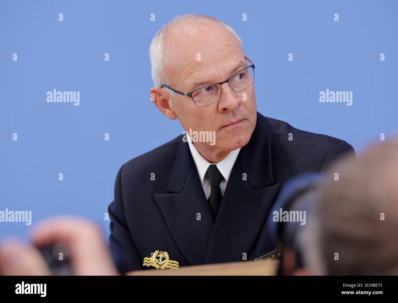 Vizeadmiral Jan Christian Kaack, Inspekteur der Marine, Deutschland ...