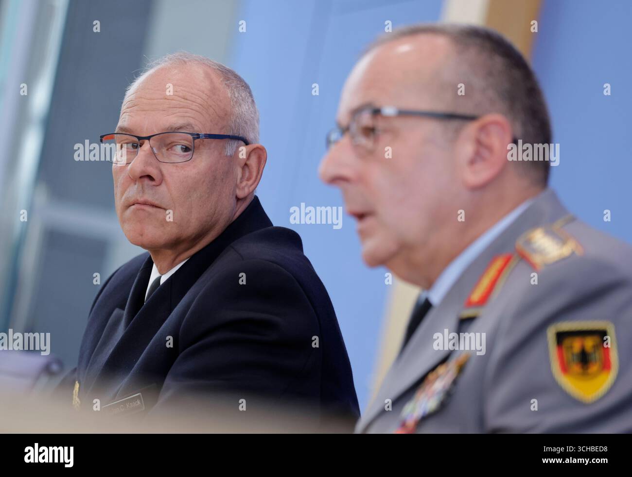 Vizeadmiral Jan Christian Kaack, Inspekteur der Marine, General Carsten ...