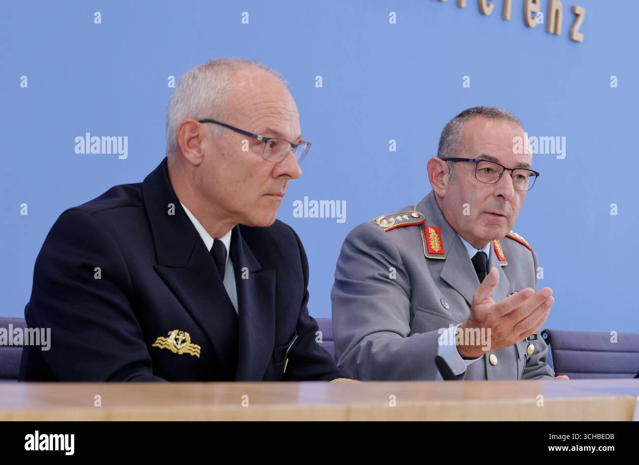 Vizeadmiral Jan Christian Kaack, Inspekteur der Marine, General Carsten ...