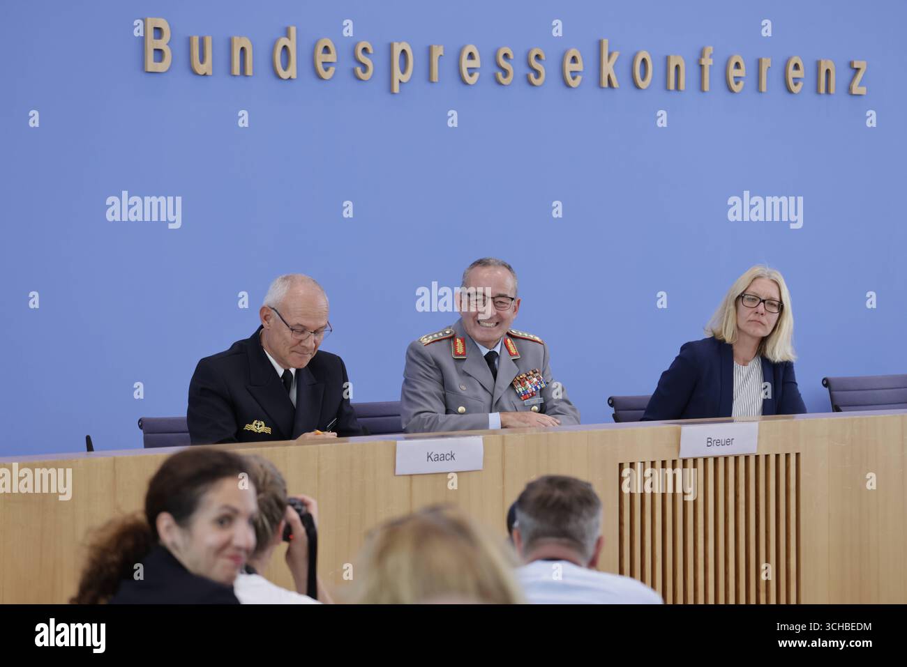Vizeadmiral Jan Christian Kaack, Inspekteur der Marine, General Carsten ...