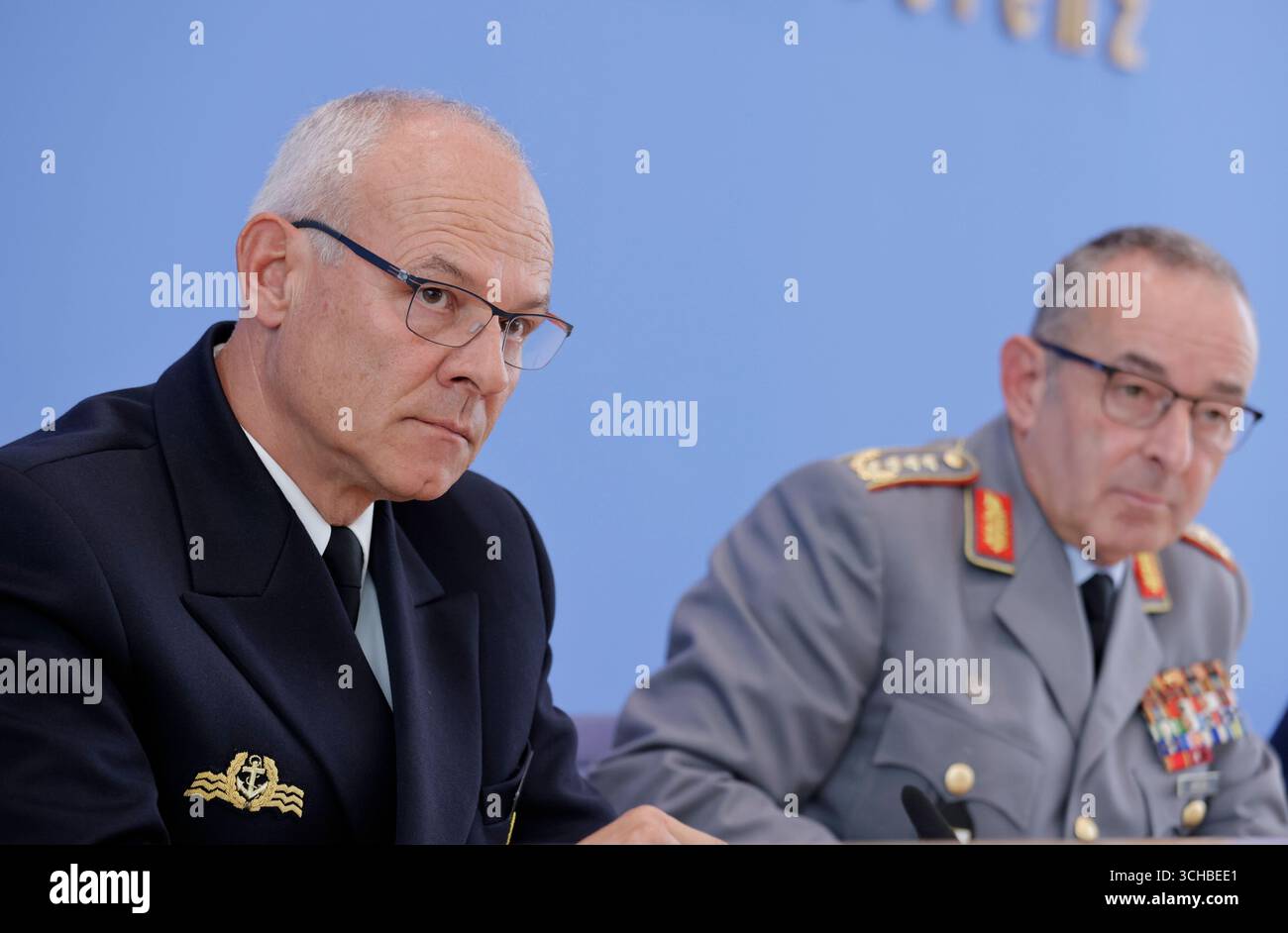 Vizeadmiral Jan Christian Kaack, Inspekteur der Marine, General Carsten ...