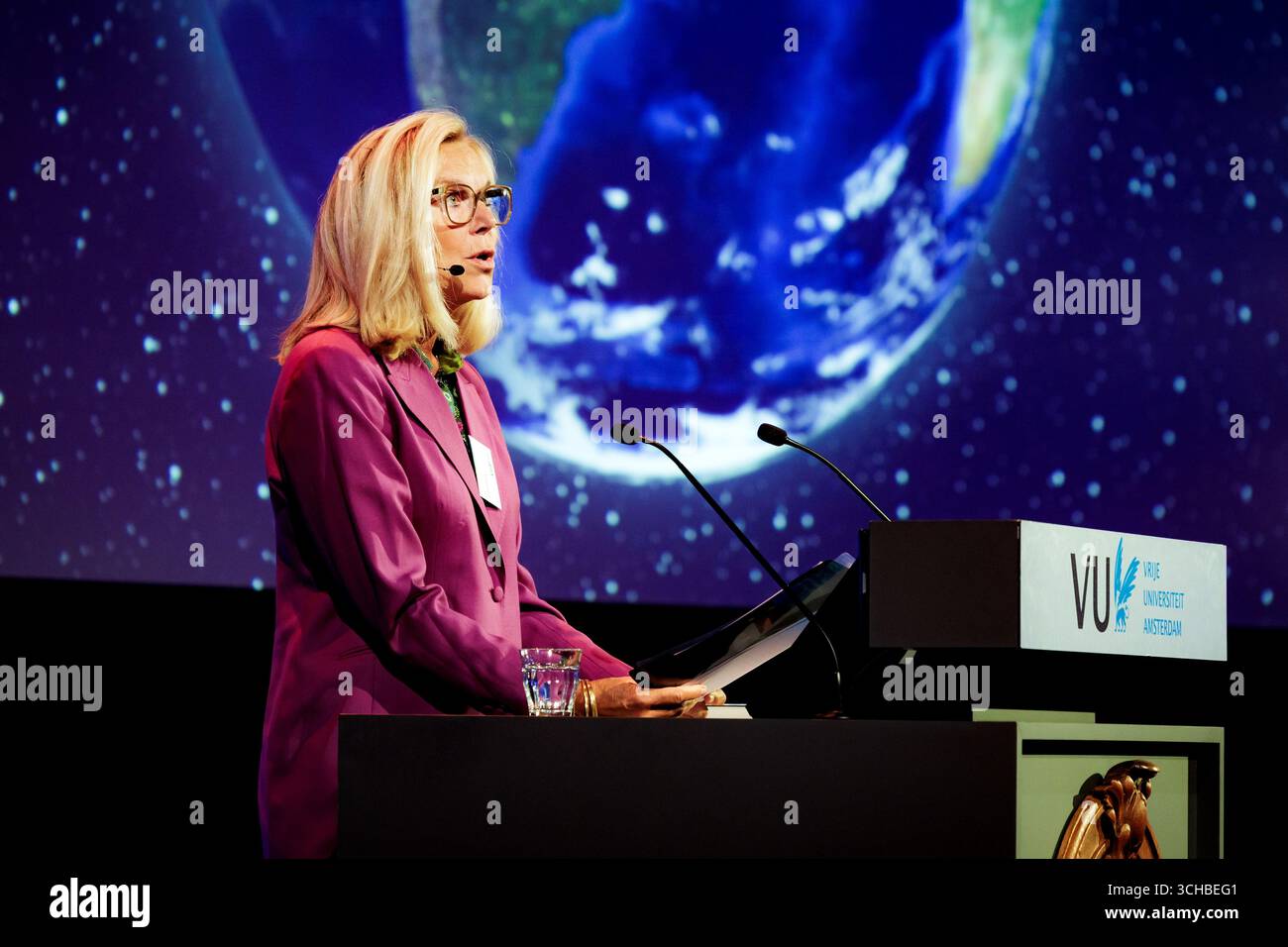 AMSTERDAM – Sigrid Kaag at the opening of the academic year at Vrije ...
