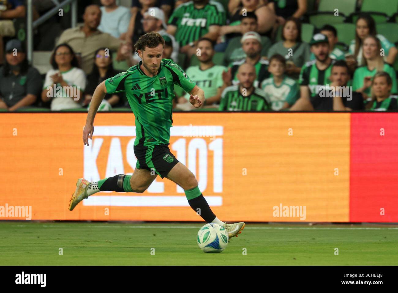 AUSTIN, TX - AUGUST 30: Defender Jon Gallagher #17 of Austin FC runs ...