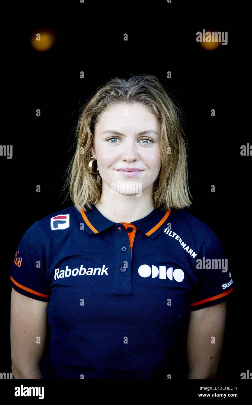 IJMUIDEN - Michelle Velzeboer during the team presentation of TeamNL ...