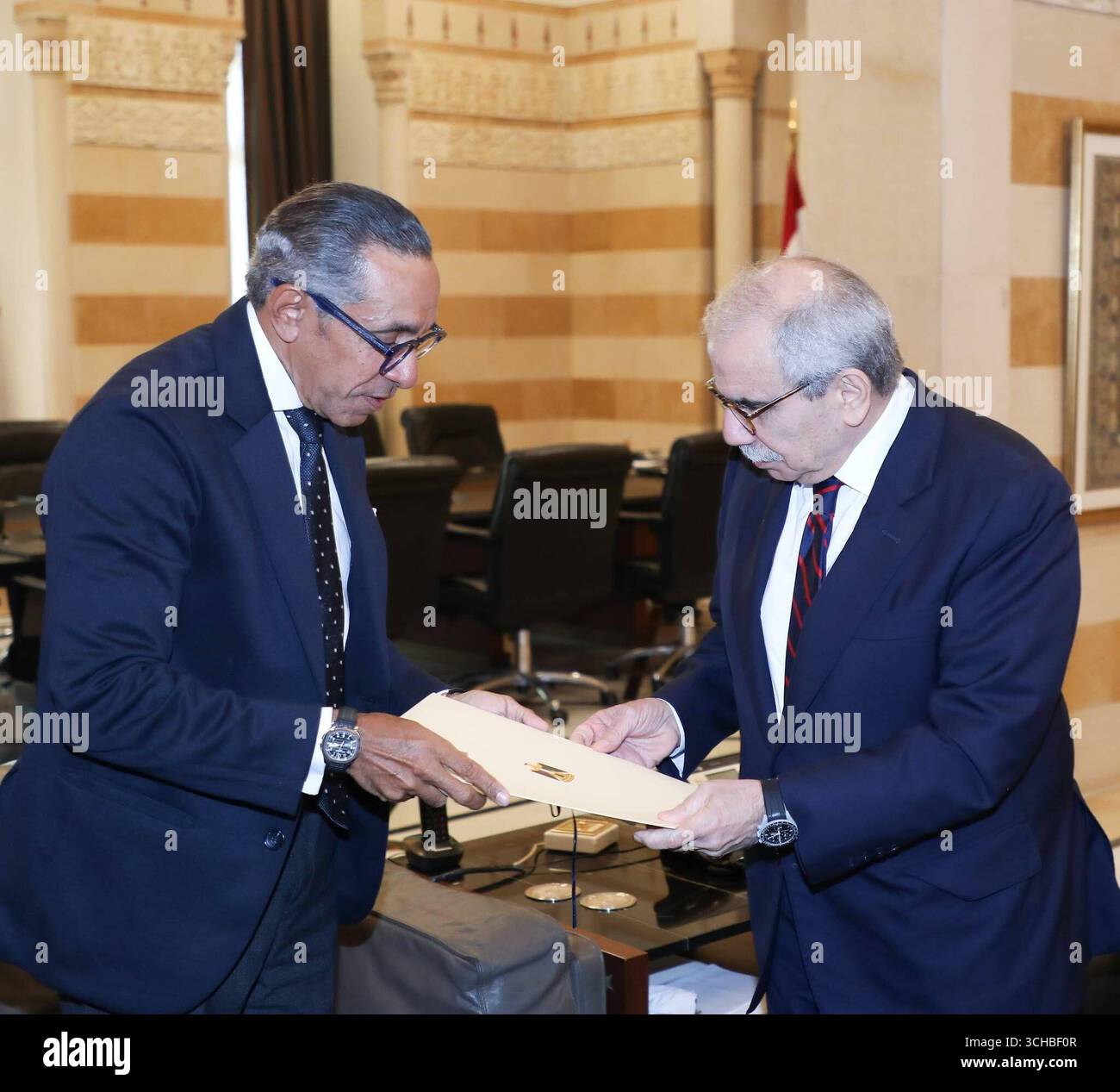 Lebanese Prime Minister, Nawaf Salam, receives French Ambassador to ...