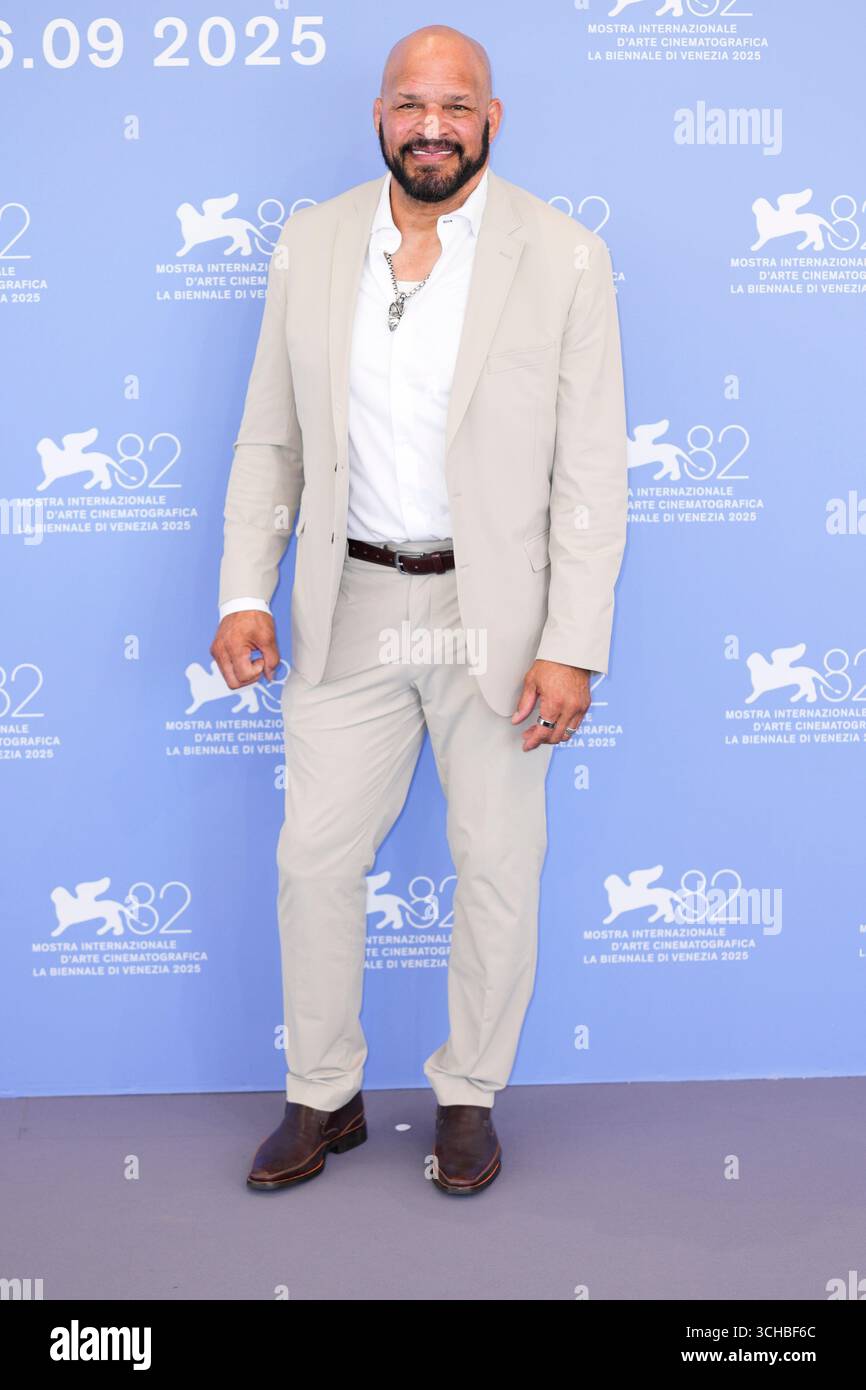Mark Kerr attends "The Smashing Machine" photocall during the 82nd ...