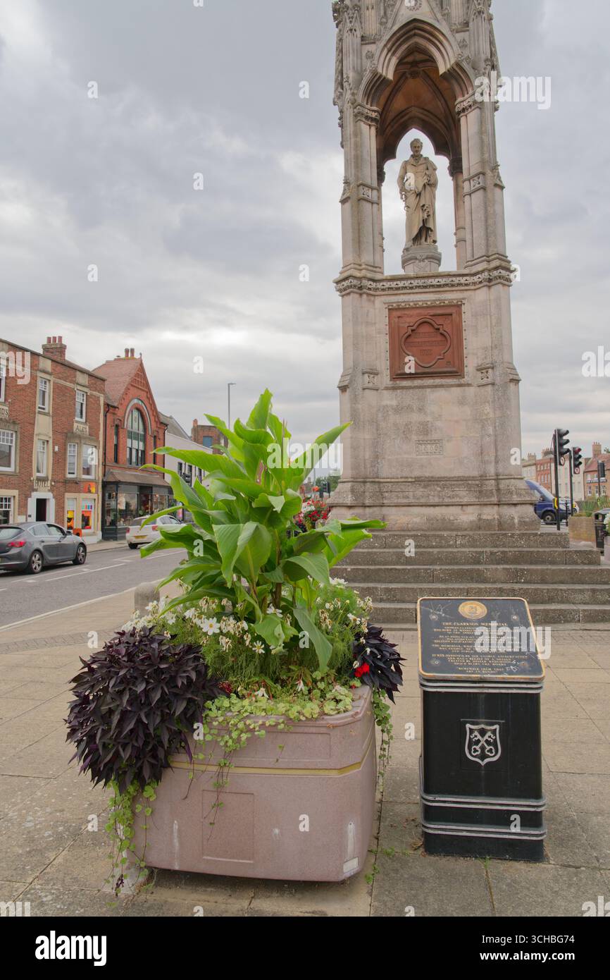 Clarkson Memorial on the South Brink of the River Nene, Wisbech ...