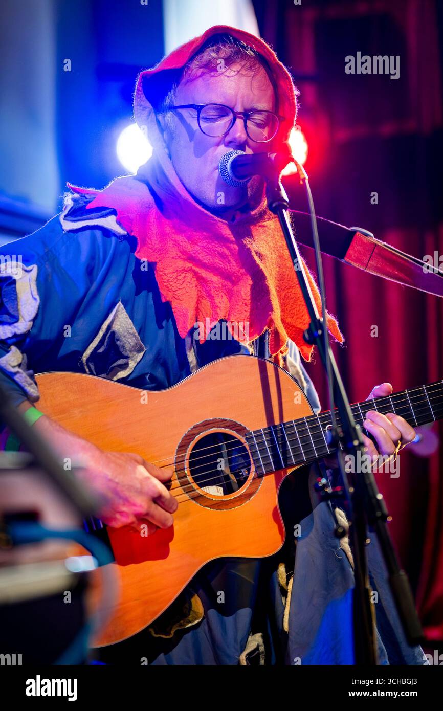 Edinburgh, Scotland. Sun 31 August 2025. English rock band Blind Yeo ...