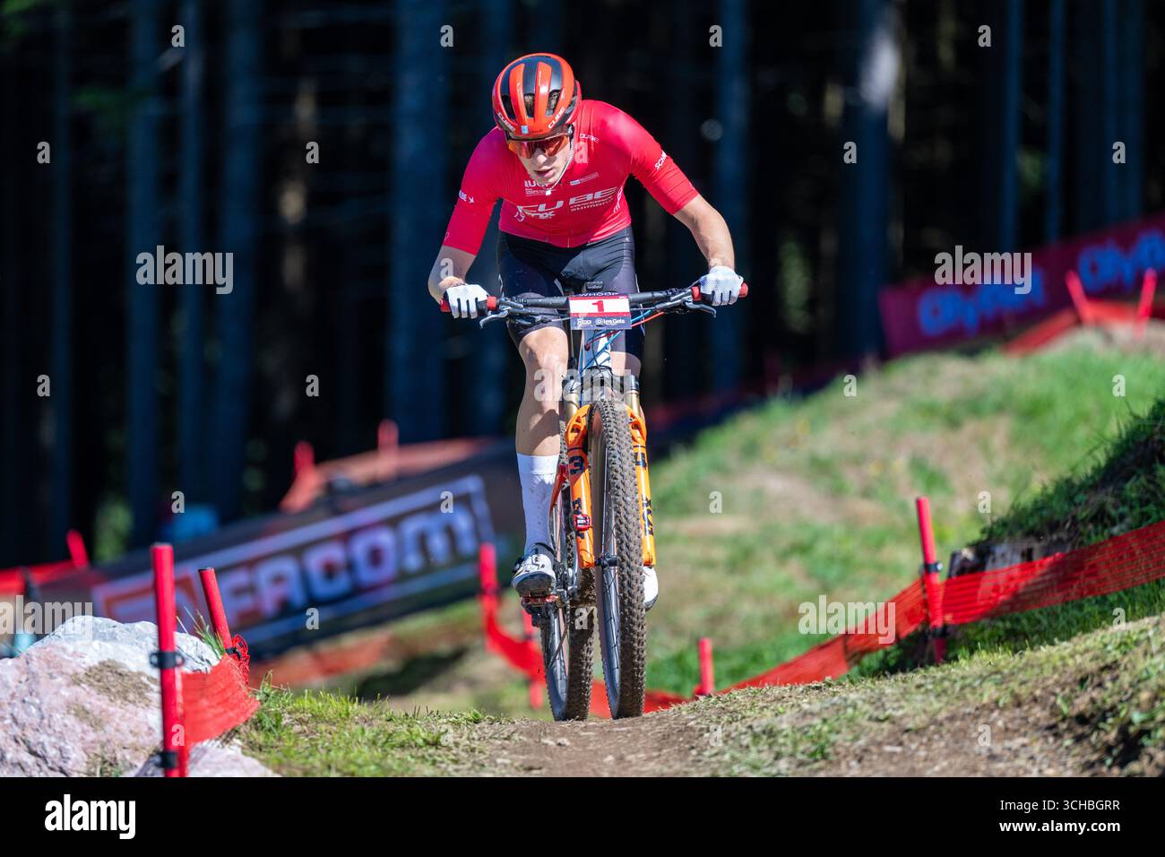 TREUDLER Finn during the UCI Mountain Bike World Cup 2025, cycling event on 31 August 2025 in ...