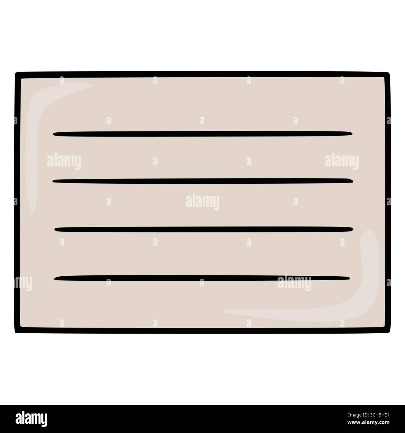 Five horizontal lines Stock Vector Images - Alamy