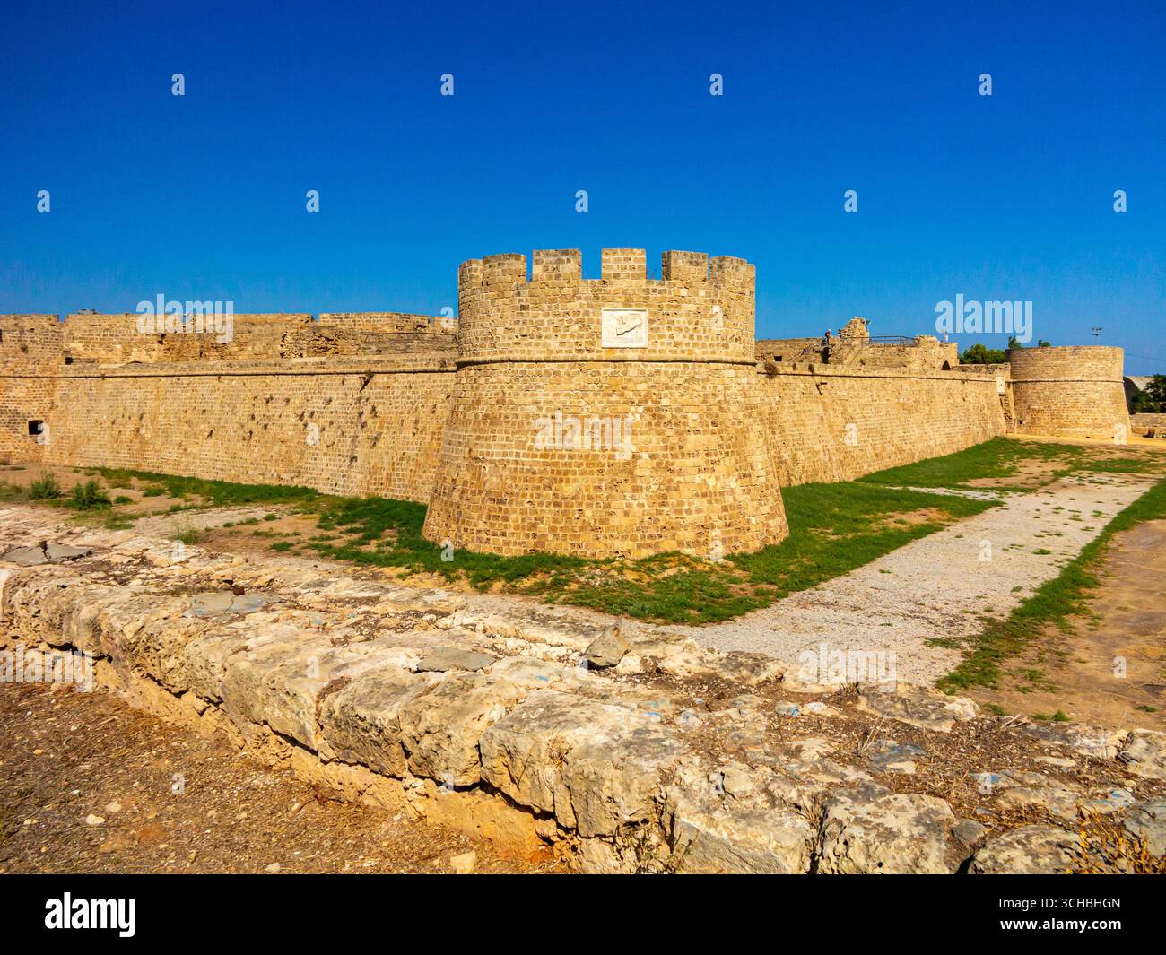 Exterior of the Othello Castle in the Walled City of Famagusta in the ...