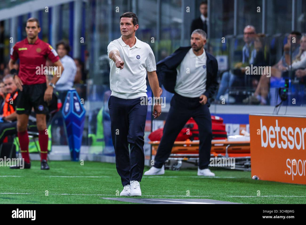 Cristian Chivu Head Coach of FC Internazionale gestures during Serie A ...