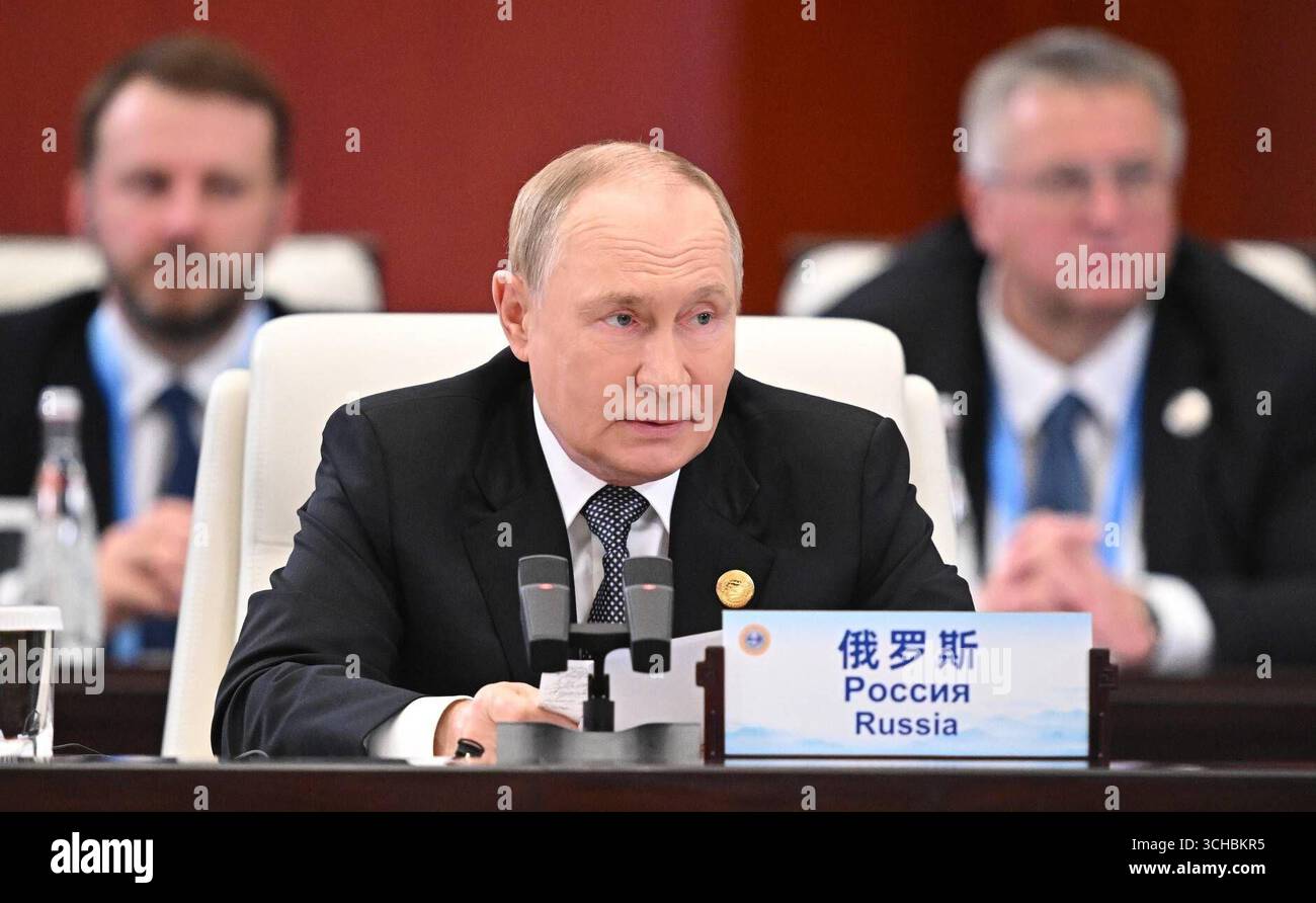 Russian President Vladimir Putin attends the Shanghai Cooperation ...