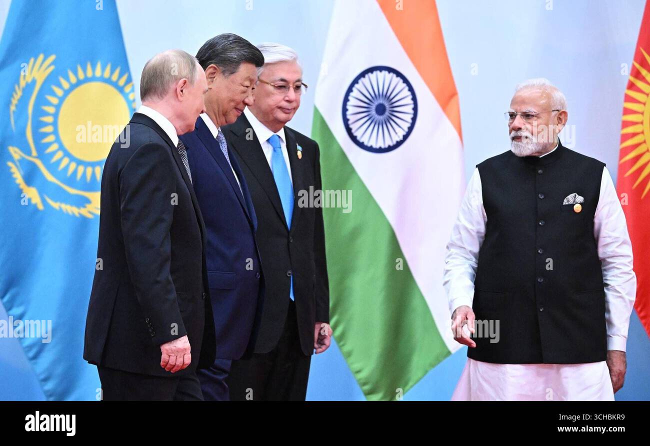 Russian President Vladimir Putin attends the Shanghai Cooperation ...