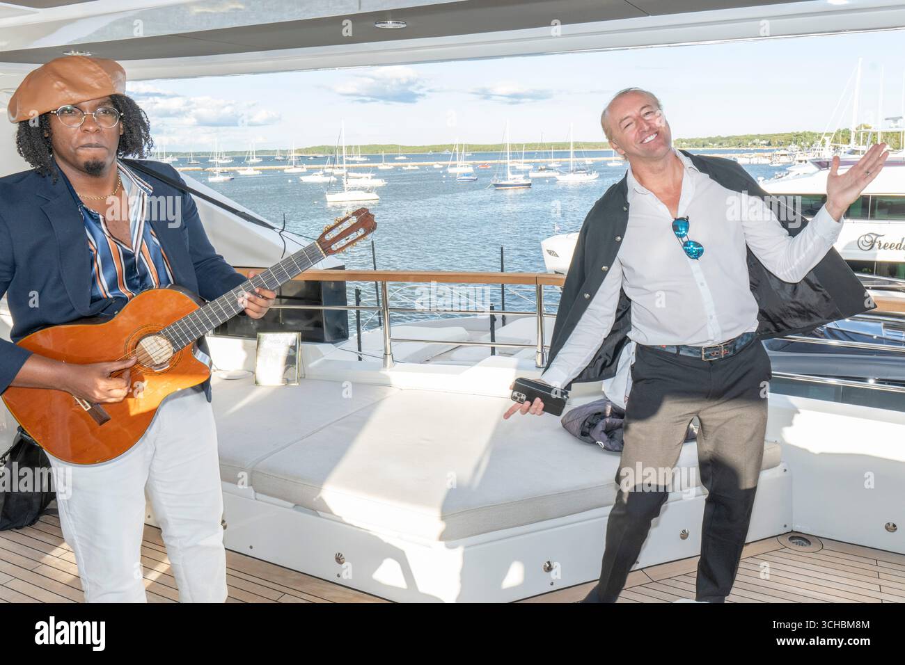 Teddy Derulo and Prince Mario-Max Schaumbrug-Lippe attends Global ...