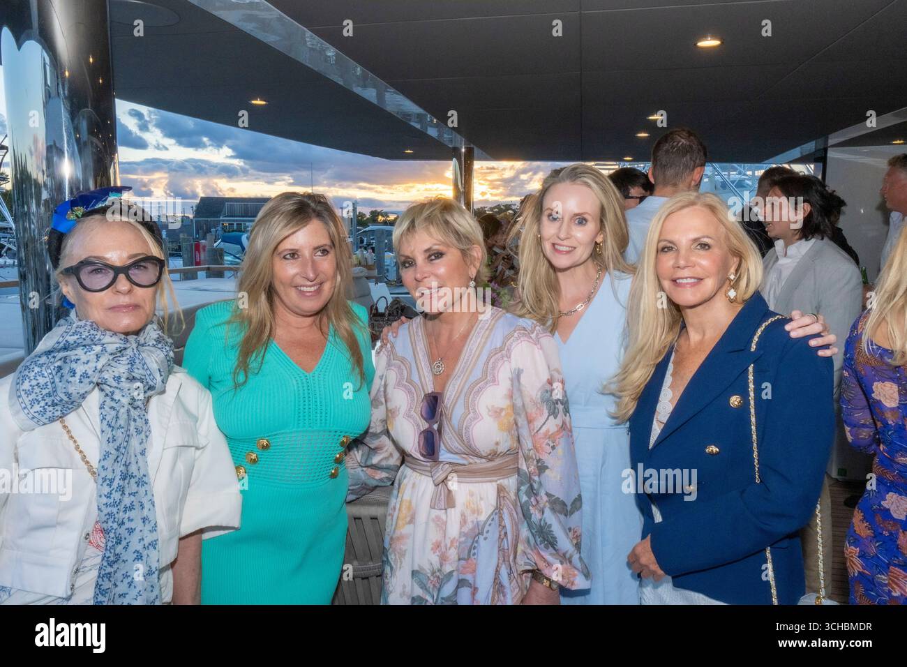 Robin Cofer, Andrea Bartzen, guest, guest and Nancy Pearson attends ...