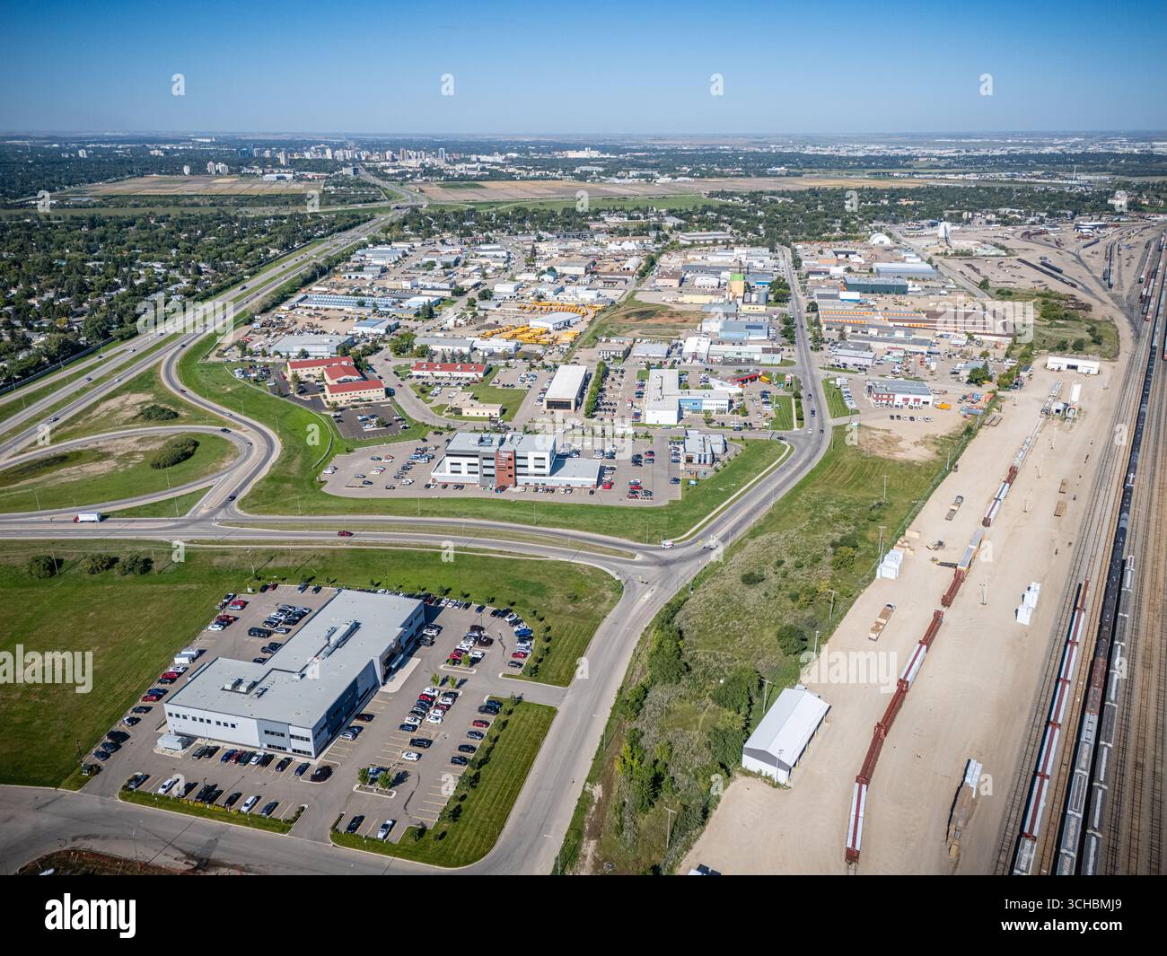 High-resolution aerial drone view of Arbor Creek, a residential ...