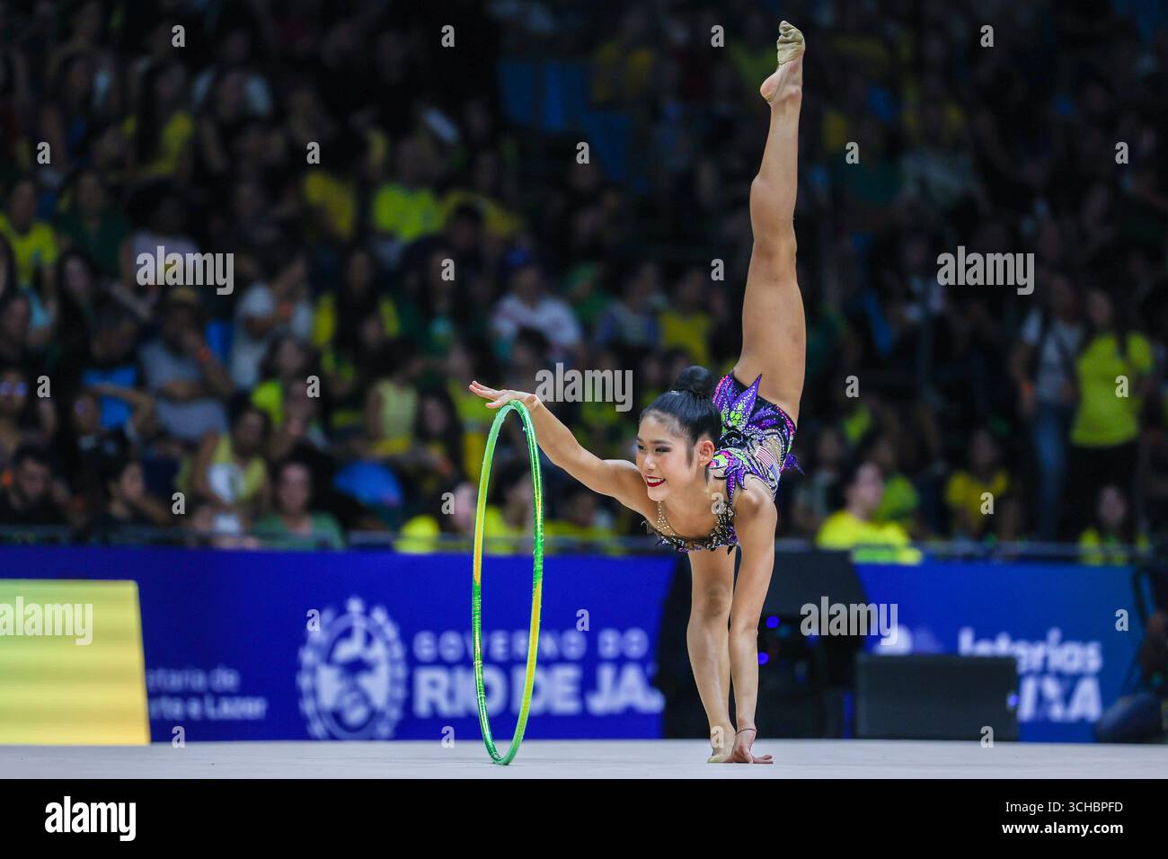 Megan Chu (USA) seen during Rhythmic Gymnastics FIG World Championships ...