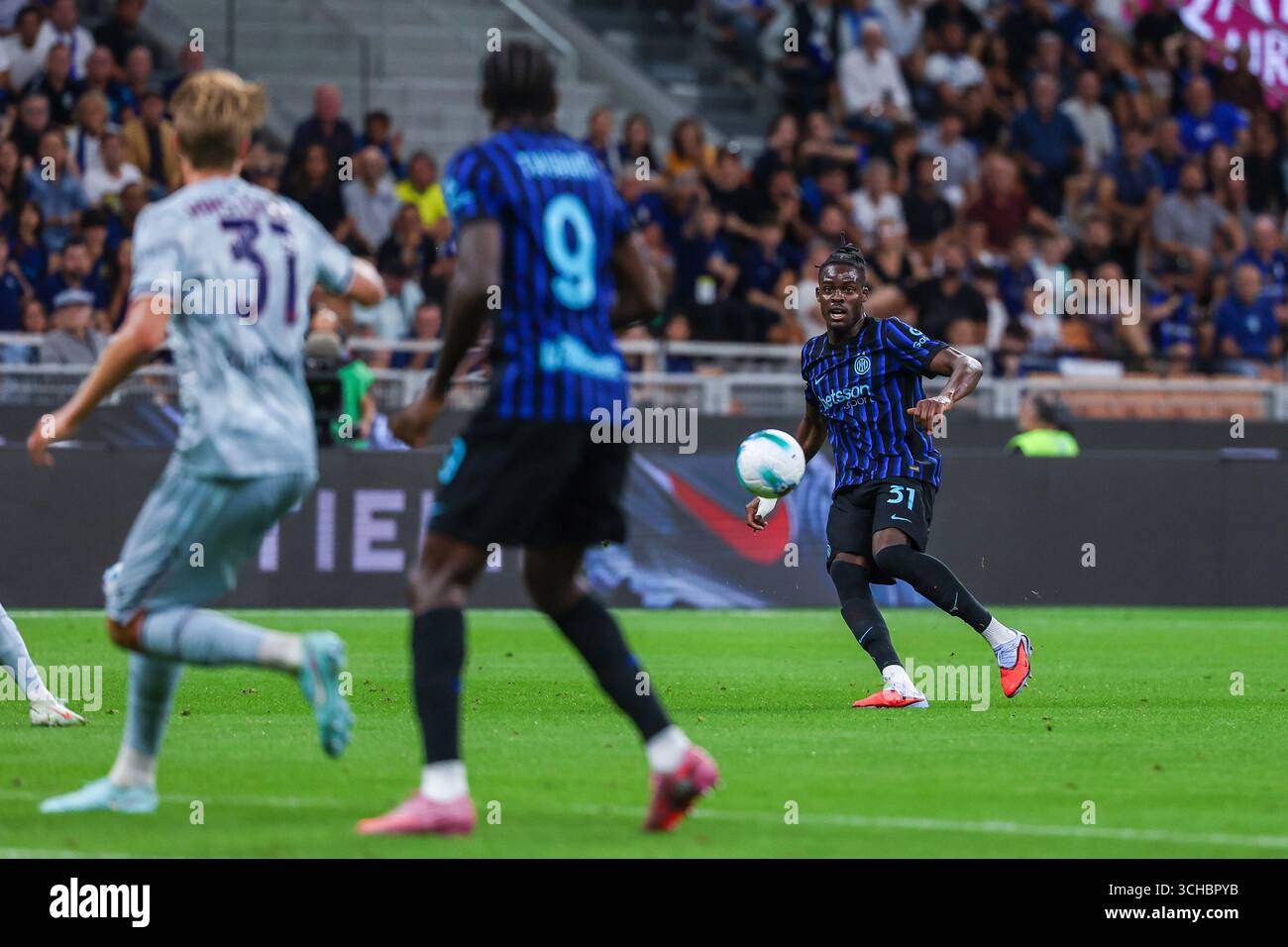Yann Aurel Ludger Bissek of FC Internazionale seen in action during ...