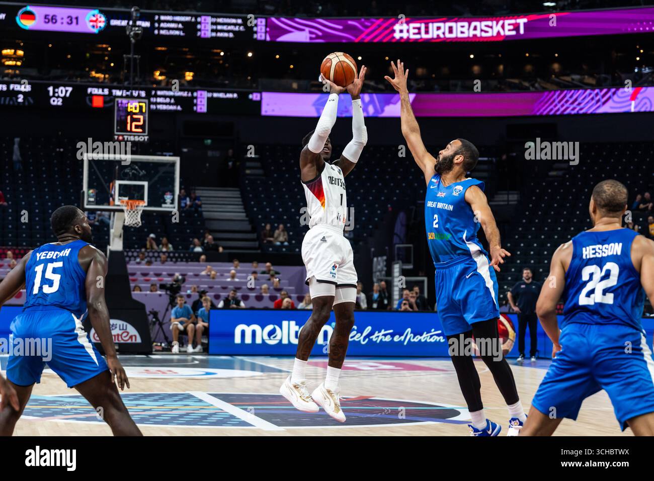 01.09.2025, Nokia Arena, Tampere, FIN, Eurobasket 205, Basketball ...