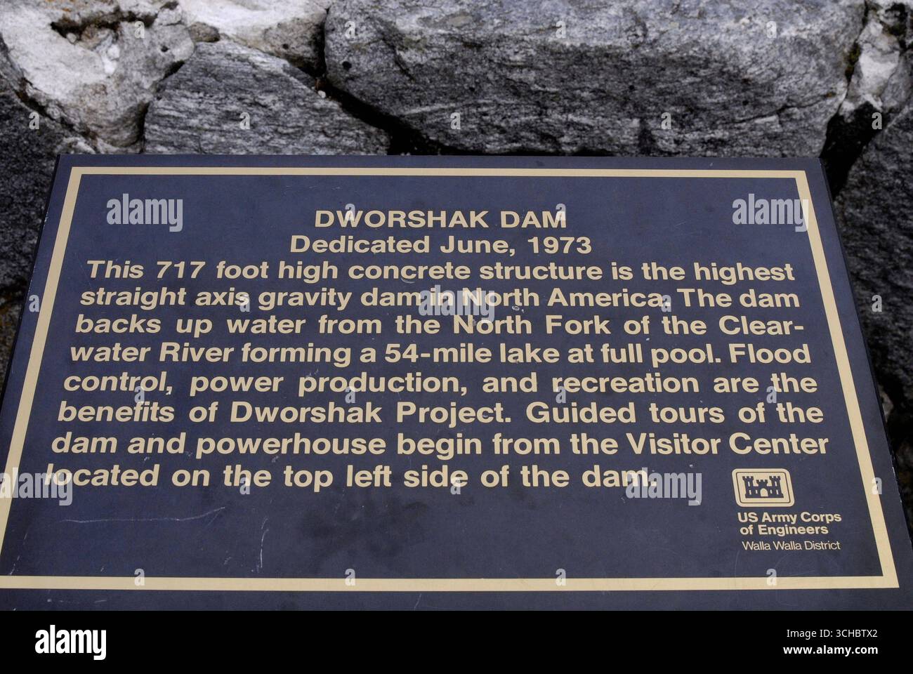 Clearwater country/idaho/usa k/12 MARCH 2010/Dworshak dam and reservior ...