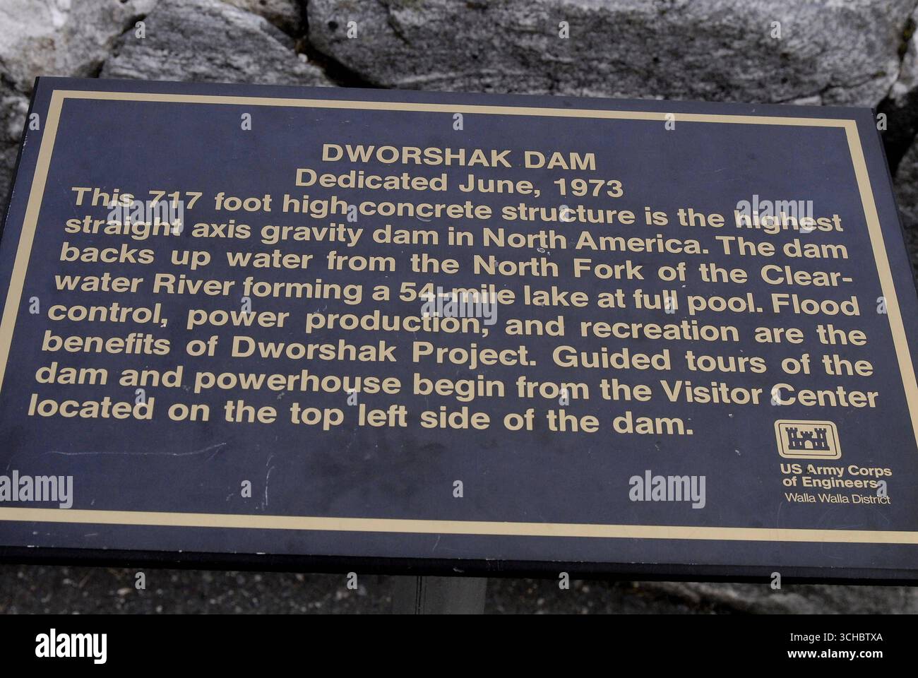 Clearwater country/idaho/usa k/12 MARCH 2010/Dworshak dam and reservior ...