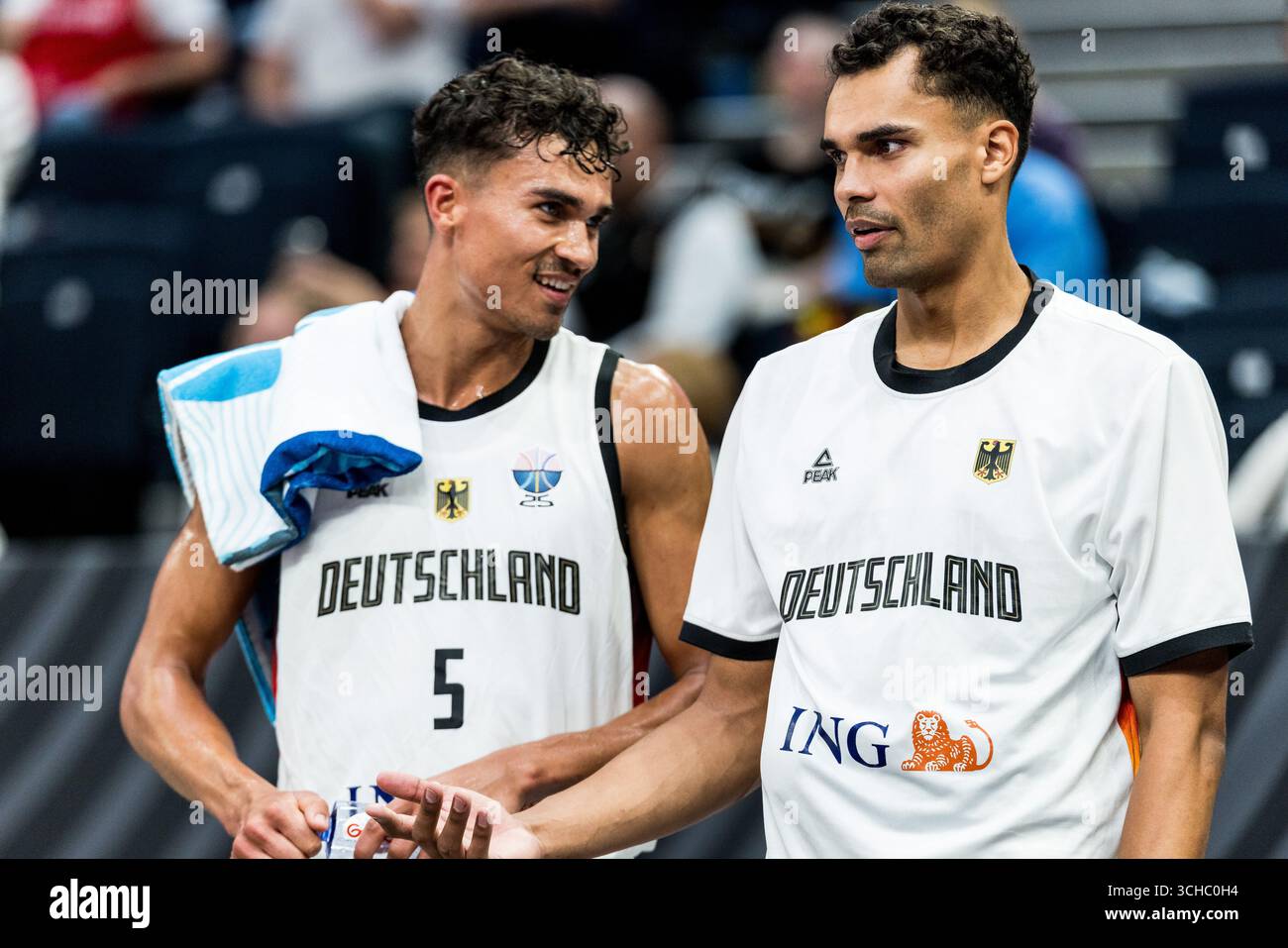 Tampere, Finnland. 01st Sep, 2025. Tristan Da Silva (Deutschland, 5), Oscar Da Silva ...