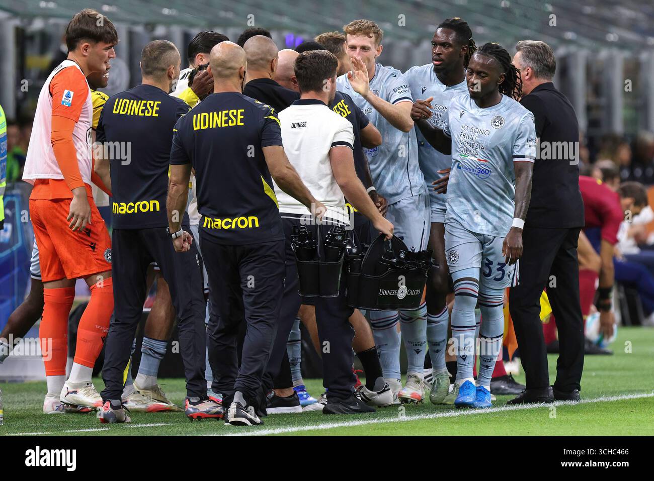 8/31/2025 Italy, Milan, 2025 08 31: Keinan Davis (Udinese) scores by ...