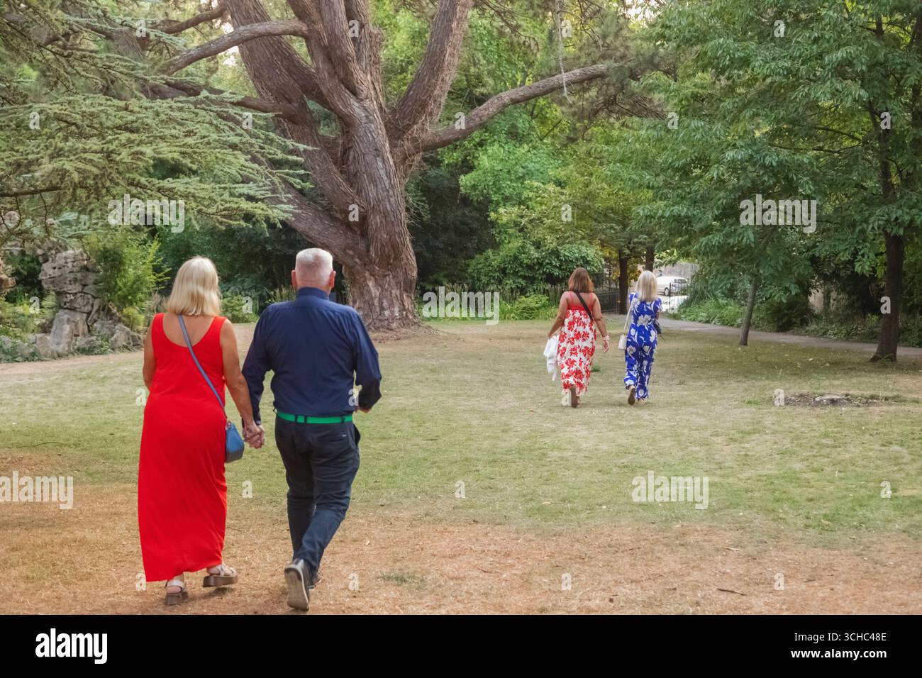 England, Somerset, Bath, Bath Spa Hotel, Guests Walking in the Hotel ...
