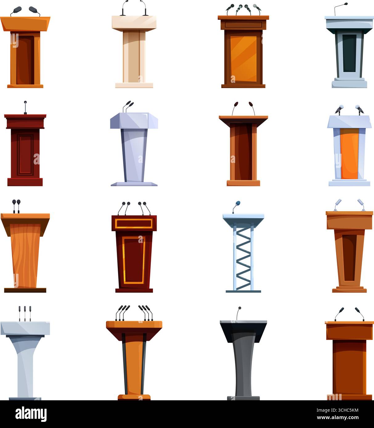 Lectern stands Stock Vector Images - Alamy