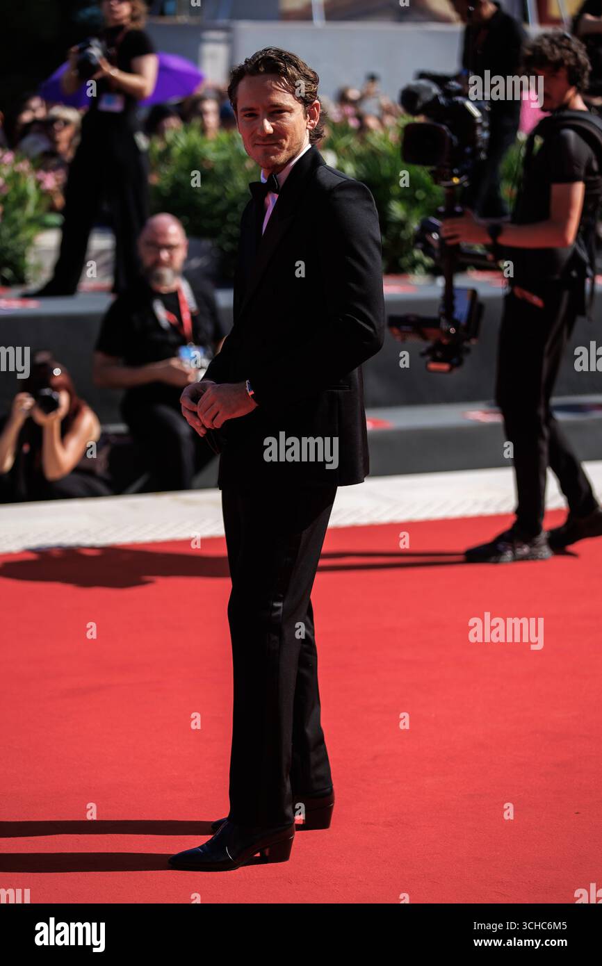 American actor Lewis Pullman attends the red carpet of the film “The ...